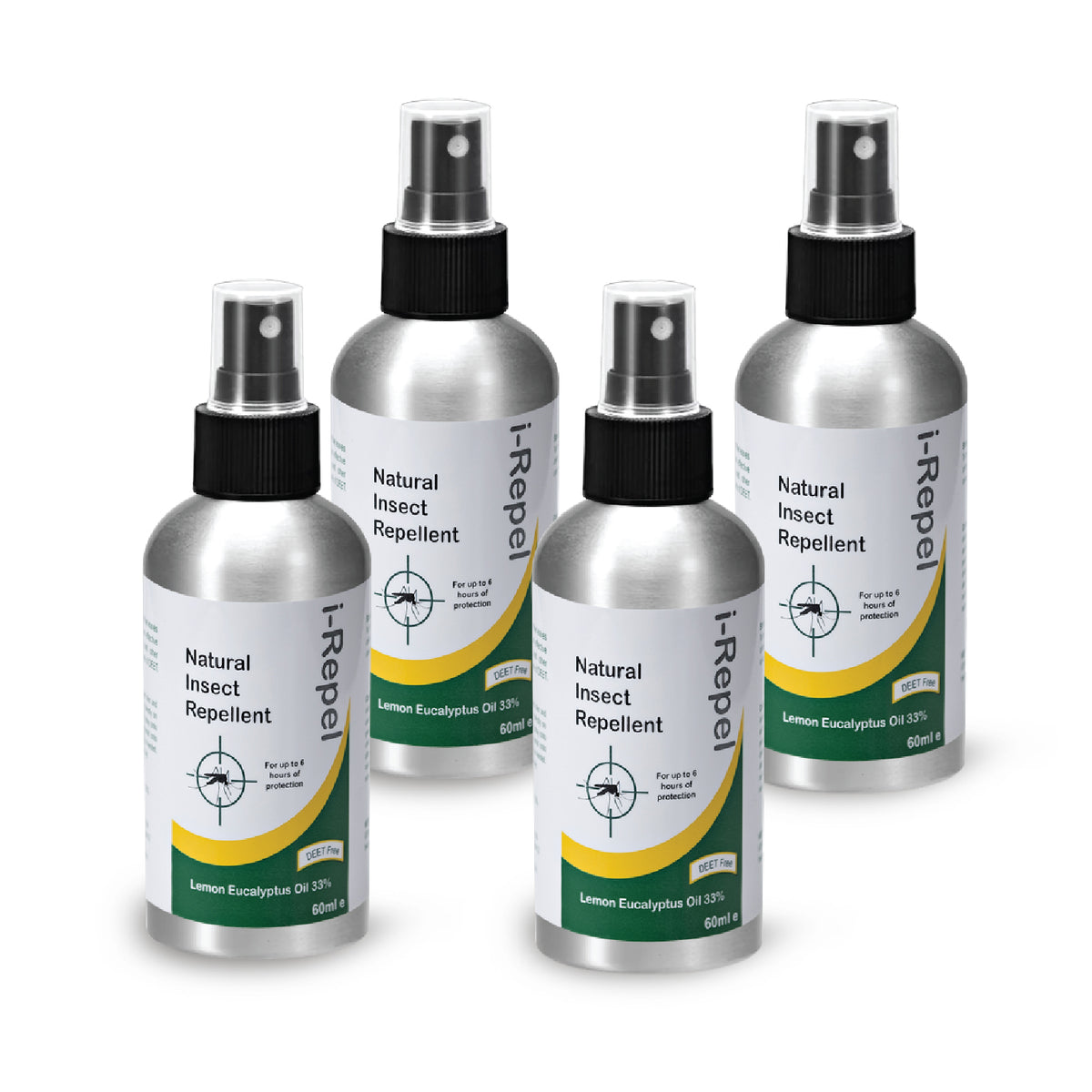 i-Repel Natural insect repellent 4 x 60ml – Duprex Online
